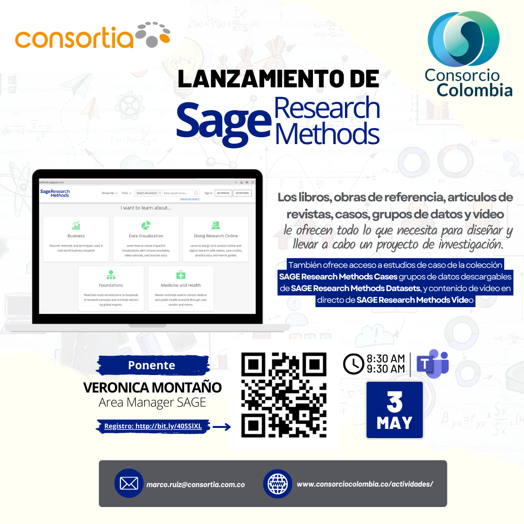 Lanzamiento SAGE Research Methods Para el Consorcio Colombia ...